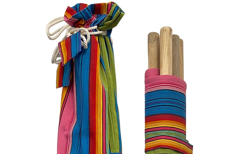 Pink, Turquoise, Green Stripe Beach Windbreaks with Carry Bag | The ...