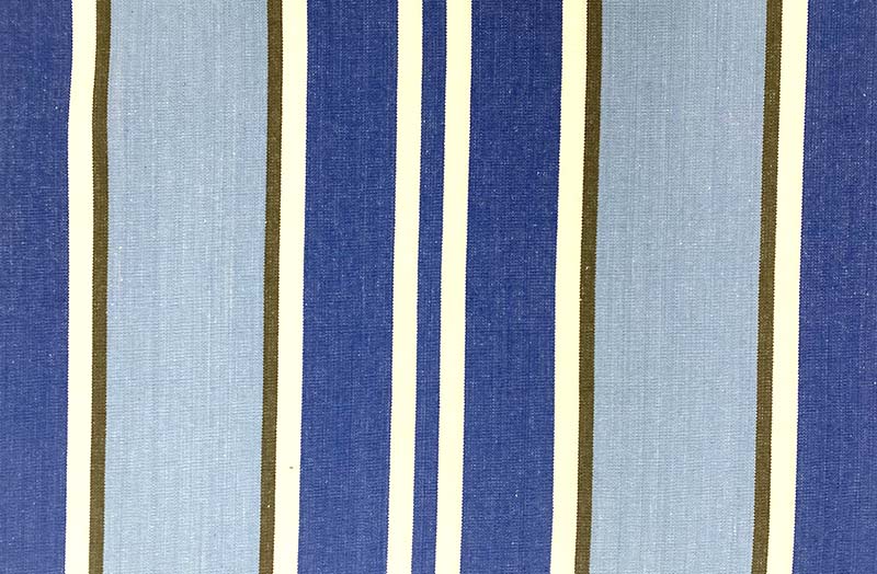 Pale Blue, Royal Blue, Grey Striped Fabric | Stripe Cotton Curtain ...
