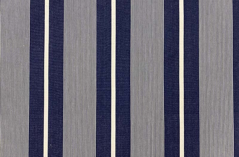 Navy Blue Stripe Fabric | Navy Stripe Cotton Curtain Upholstery Fabric ...