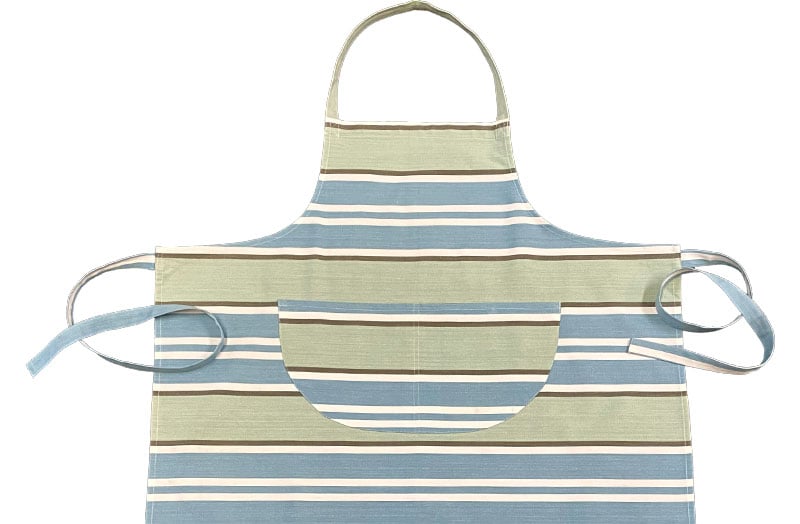 Teal Striped Aprons - Teal, Pale Aqua, Dark Grey Stripes | The Stripes ...