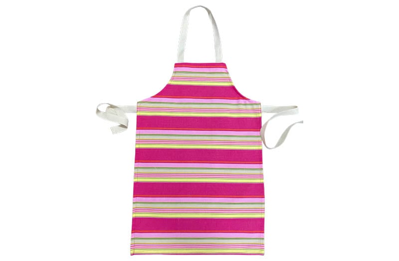Pink Striped Kids Aprons | Aprons for Children | The Stripes Company UK